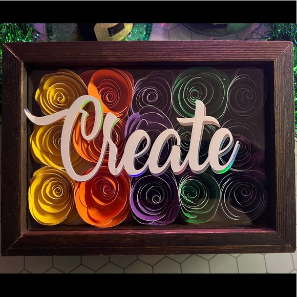 Accents | Create Custom Rainbow Themed Shadow Box | Poshmark